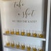Shot Wall With Stand - Holds up to 48 Shot Glasses - Shot Holder - Shot ...