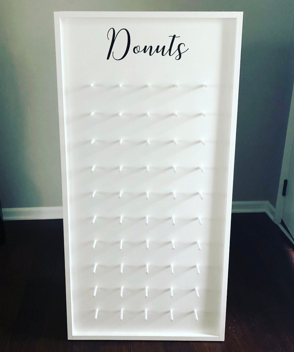 Donut Wall With Stand - Holds 50-100 - Donut Wall Wedding - Donut Wall ...