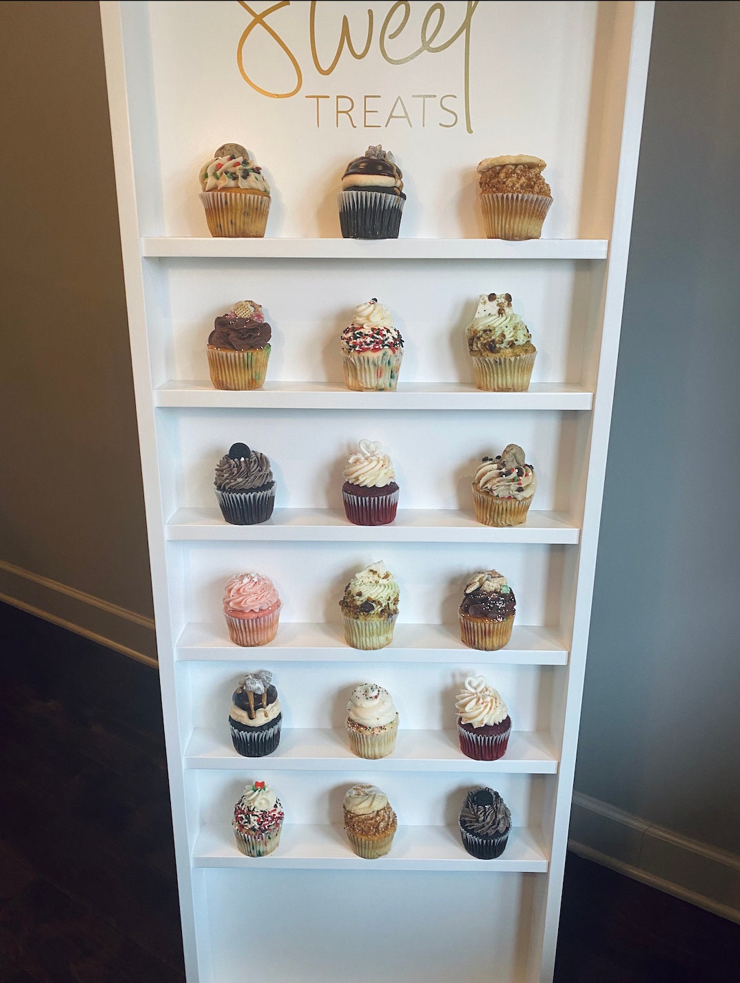 Cupcake Wall With Stand Holds 18-54 Cupcakes Cupcake Theme - Etsy