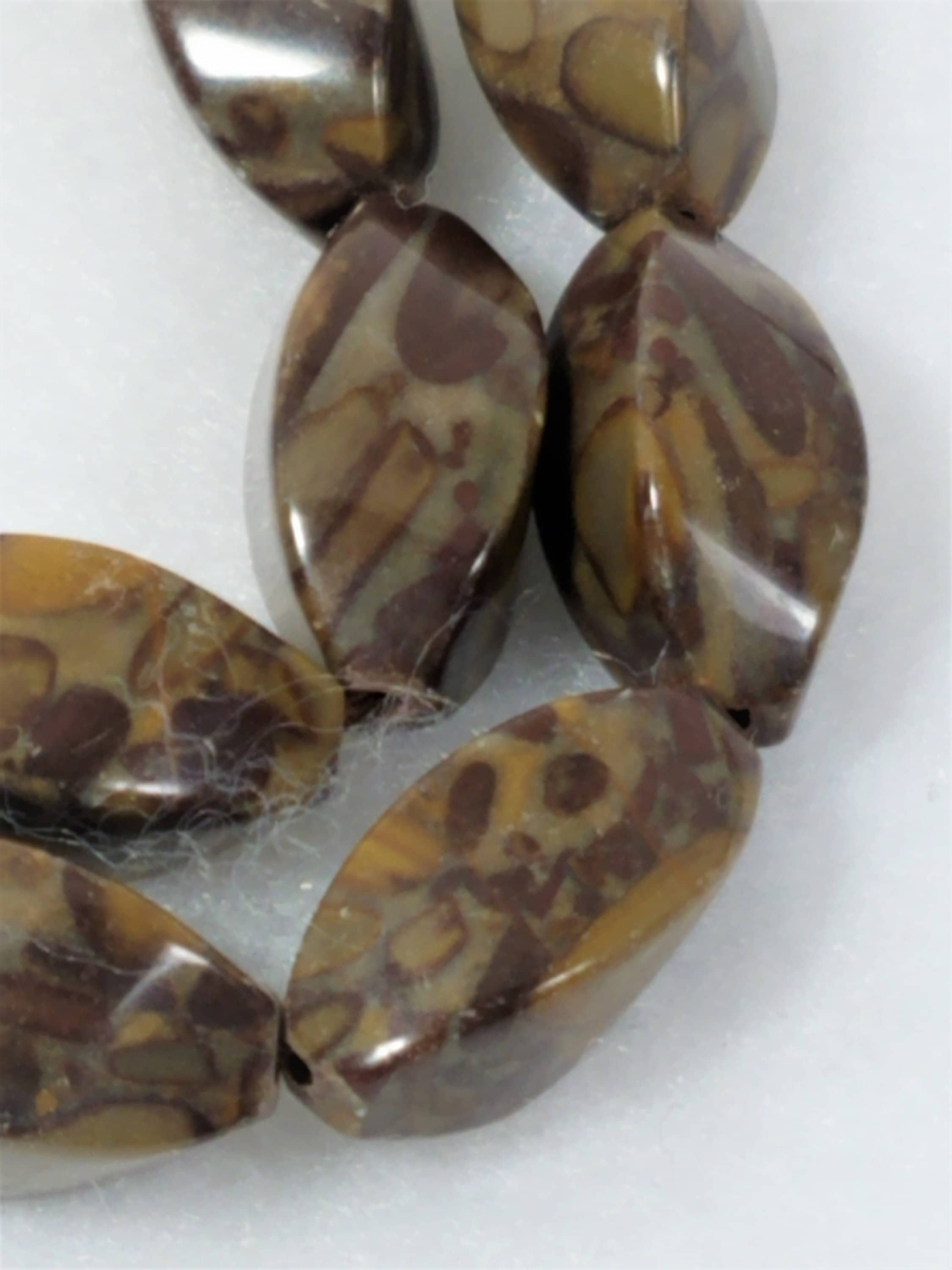 Bamboo Jasper Beads 15,18mm/3shapes Gemstone Beads Jewelry Natural ...