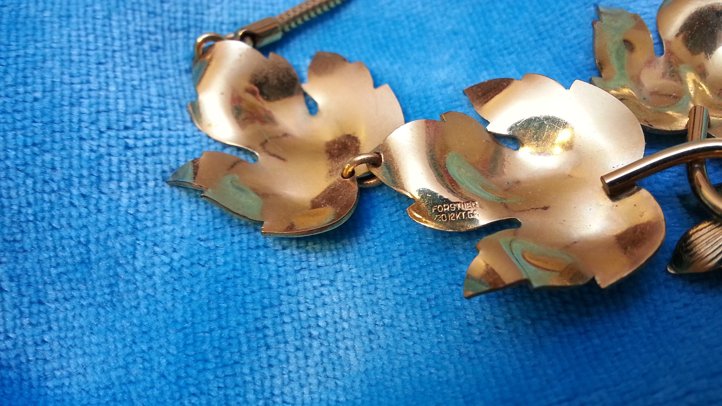 Beautiful Forstner 12k Gold-filled Necklace in Original Box, Organic ...