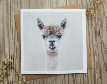 Alpaca Card, Alpaca Birthday Card, Birthday Card for Aunt, Llama Card ...