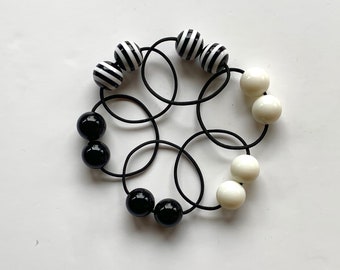 Black Hair Bobbles - Etsy