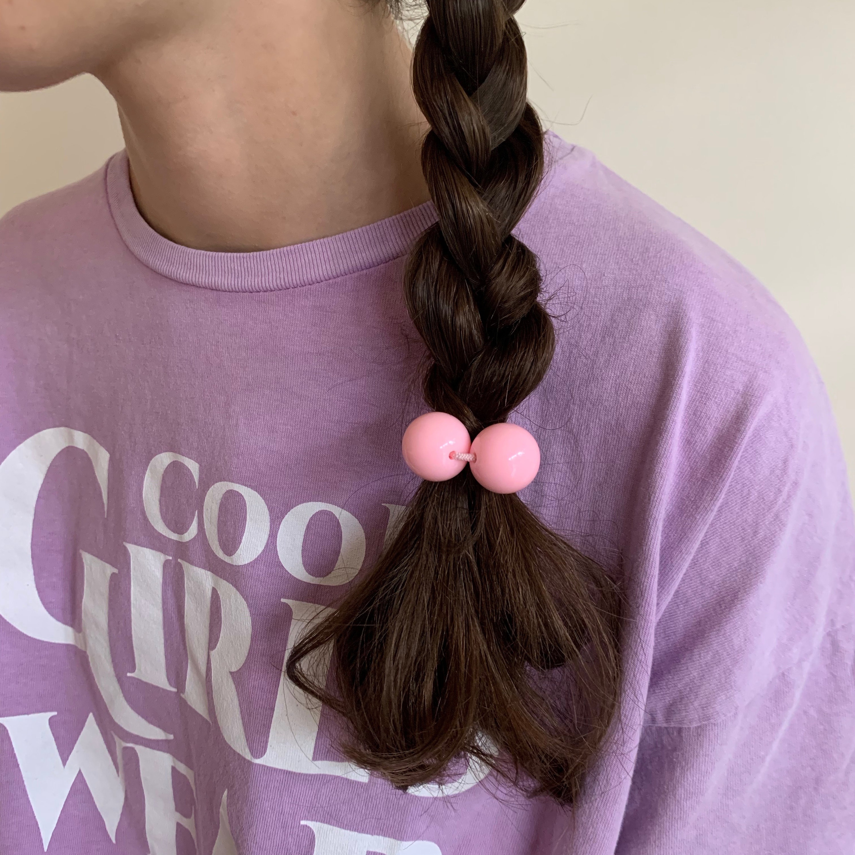 Pink Hair Bobbles for Girls Bobble Hair Accessories Ball - Etsy