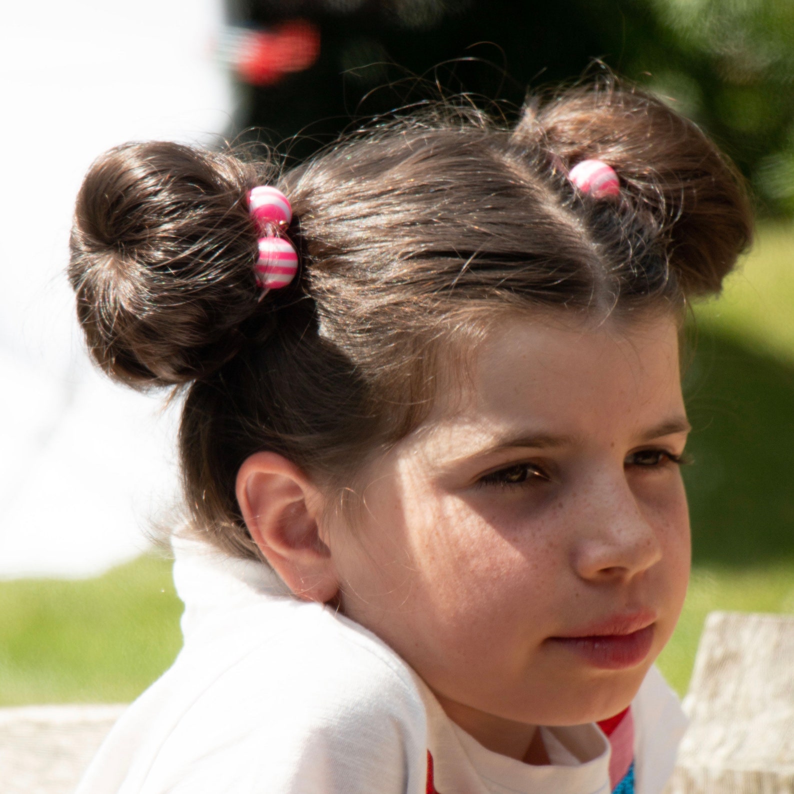 Girls Hair Bobbles, Pink Ball Hair Ties, Bobble Hair Accessories for ...