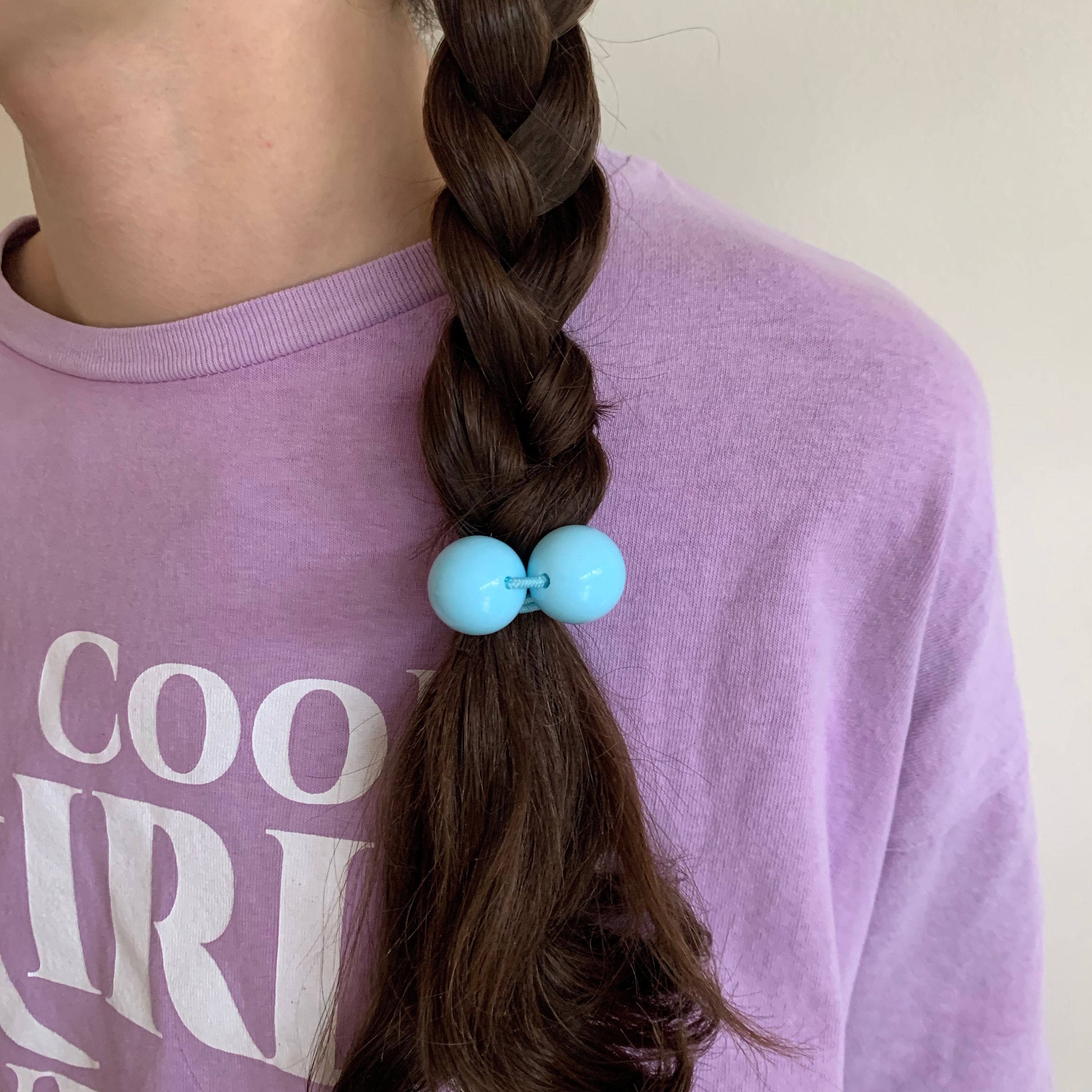 Hair Bobbles for Girls Blue Ball Hair Ties Blue Ball - Etsy