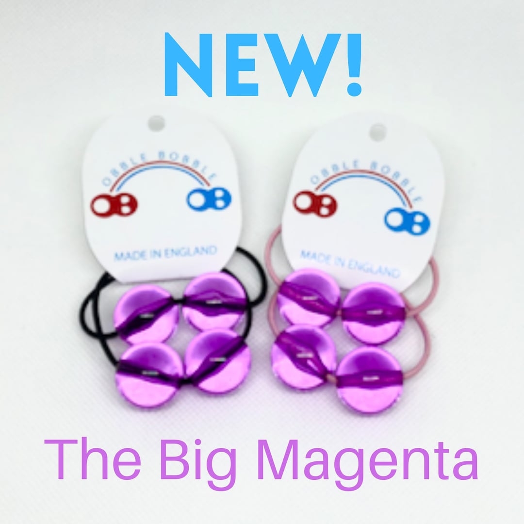 Large Hair Bobbles, Purple Ball Hair Ties, Purple Hair Knocker for ...