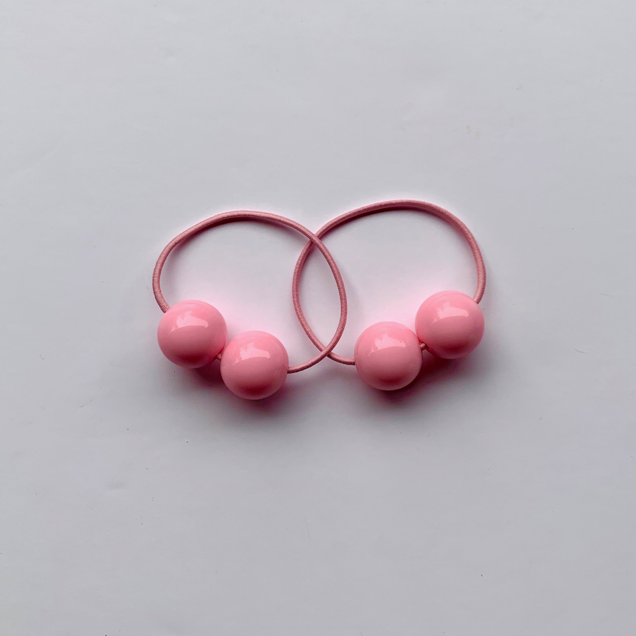 Pink Hair Bobbles for Girls Bobble Hair Accessories Ball - Etsy