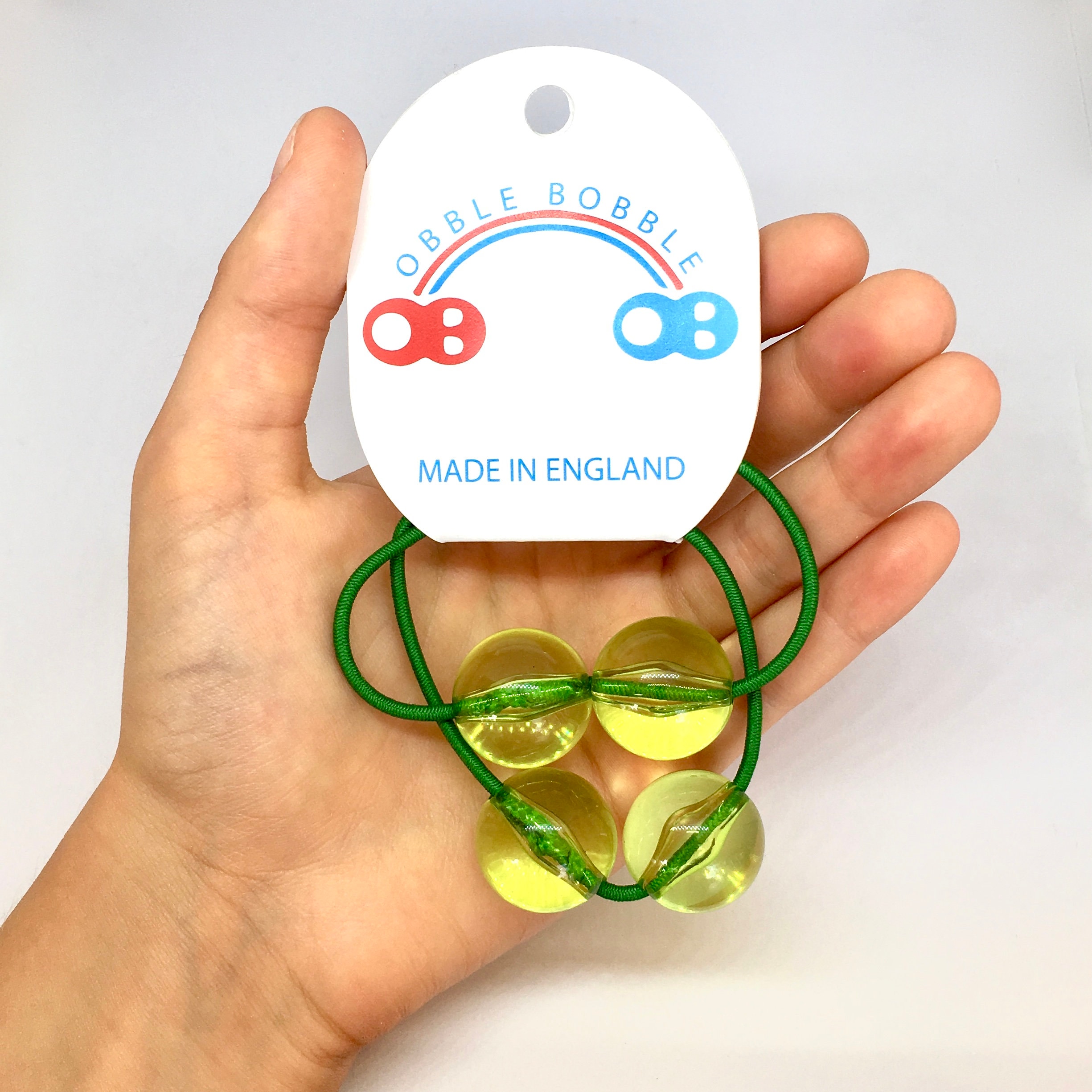 Green Hair Bobbles for Girls, Green Bobble Hair Ties. Green Hair ...