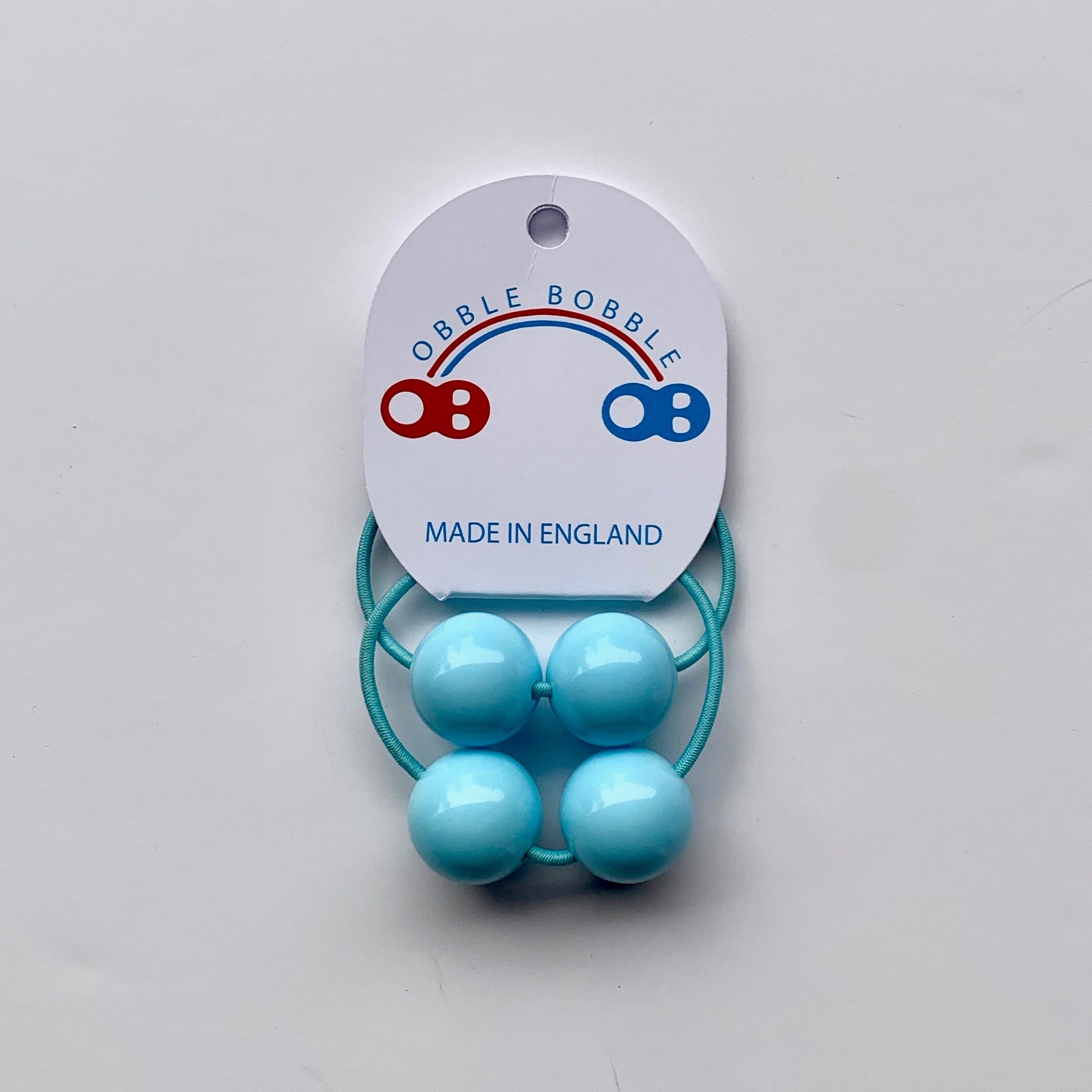 Hair Bobbles for Girls, Blue Ball Hair Ties, Blue Ball Ponytail Holders ...