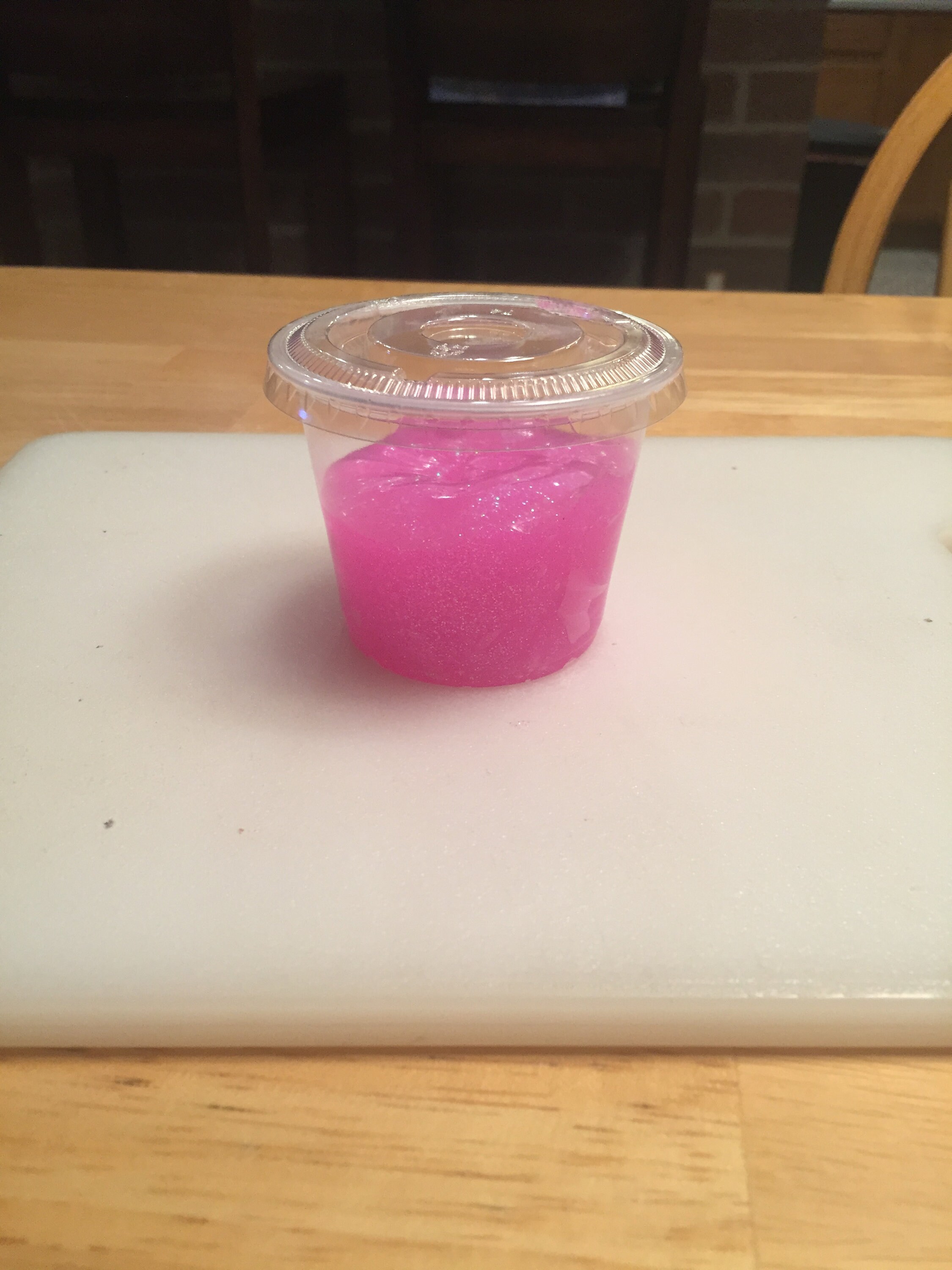 Pink Glittery Clear Slime - Etsy