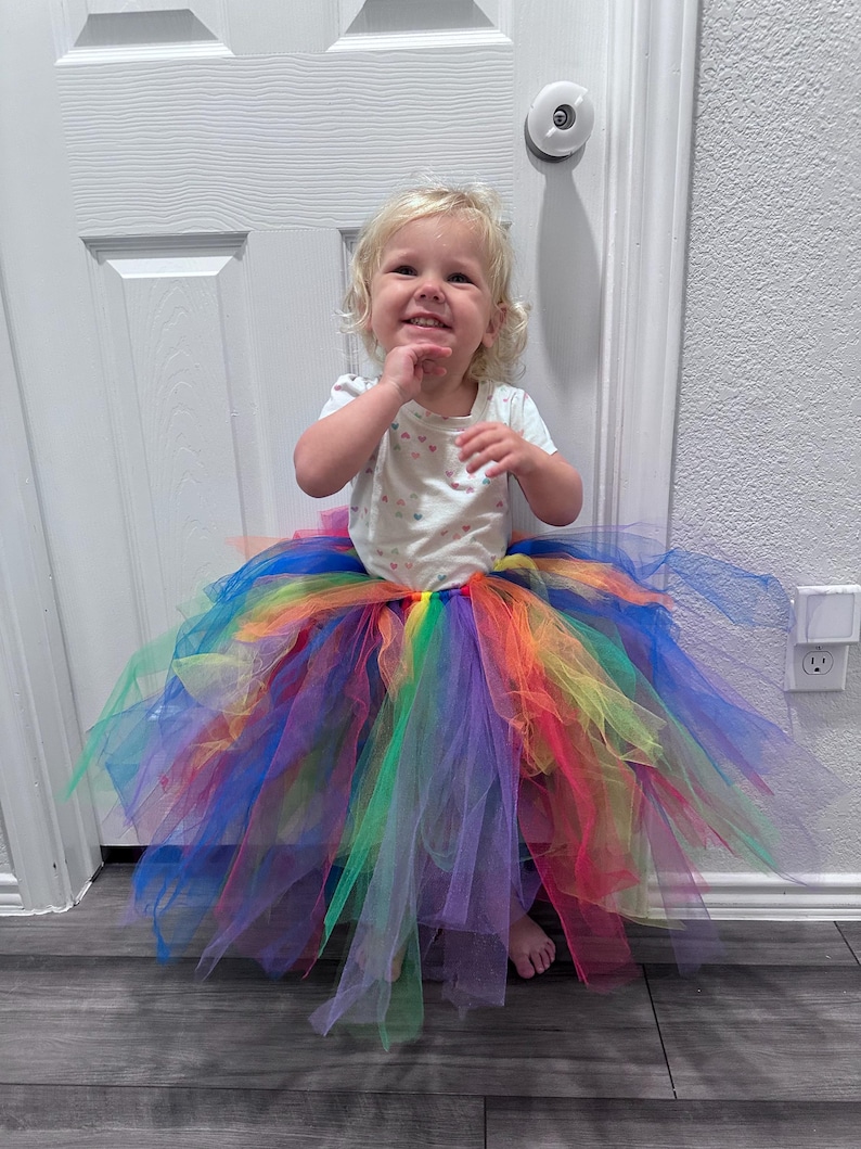 Custom Size Rainbow Tulle Tutu - Etsy