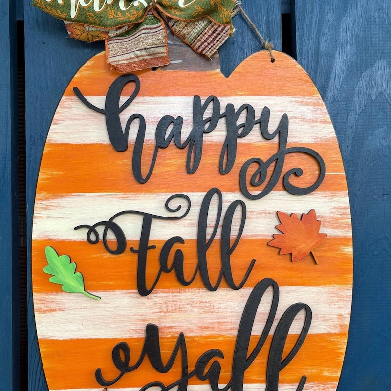 Happy Fall Y'all - Etsy
