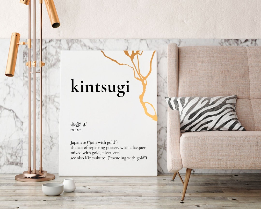 Pride Charity Print Kintsugi Definition Wall Art | Healing Quote ...