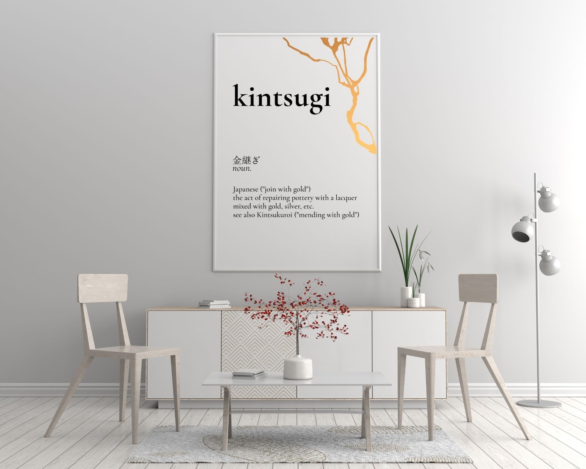 Pride Charity Print Kintsugi Definition Wall Art | Healing Quote ...