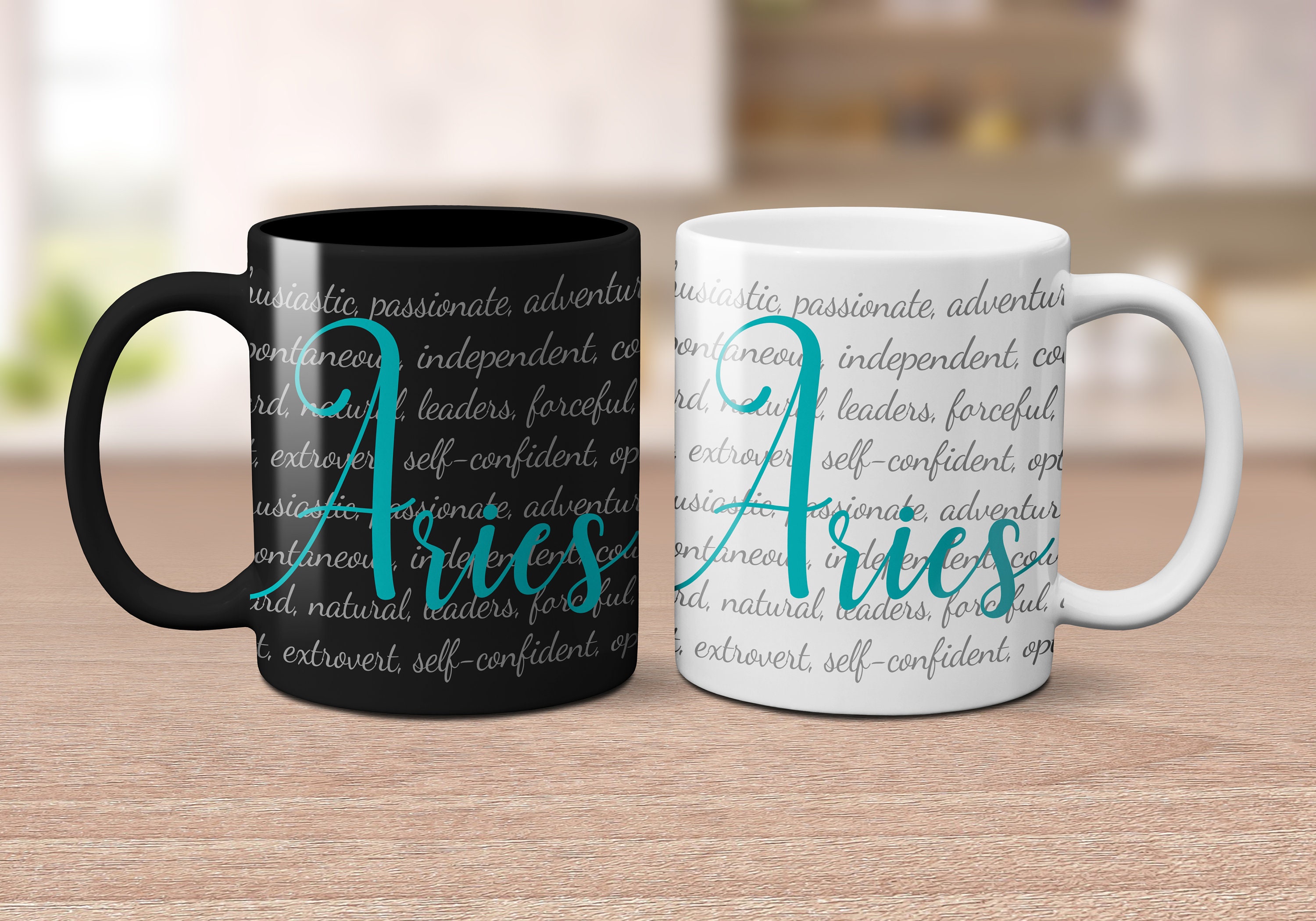 Aries Mug, Zodiac Sign, Gift for Aries, Typography Mug - Etsy