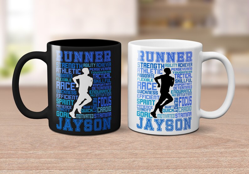 Personalized Runner Mug Gift for a Runner Inspirational - Etsy