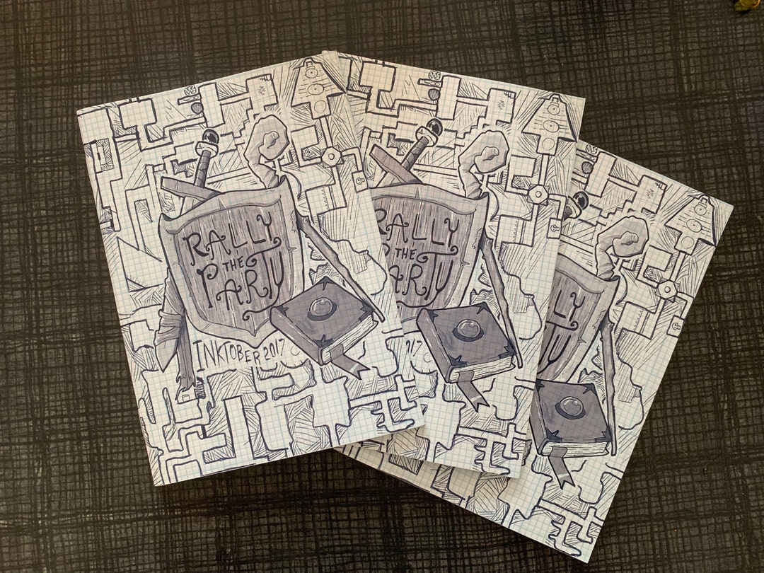 Rally the Party: an Dnd Inktober Zine - Etsy