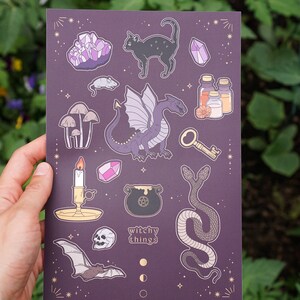Witchy Things Sticker Sheet - Etsy