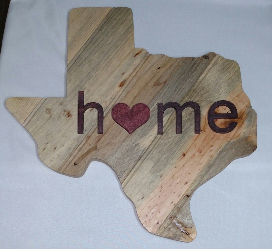Texas Wood Sign, Texas Home Decor, Texas Rustic Art, Texas Wall Art - Etsy