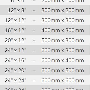 Full Sets of Acrylic PMMA Opaque Cloudy Sheets With All 6 Available ...