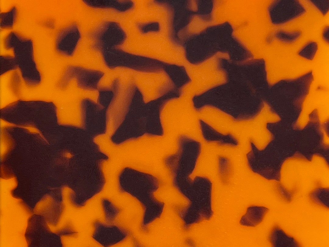 2-sided Cellulose Acetate Tortoiseshell Sheet, 2.5mm Thickness (1/10 ...