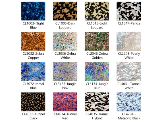 Acrylic PMMA Celluloid Sheets 3.0mm Thickness .118 - Etsy