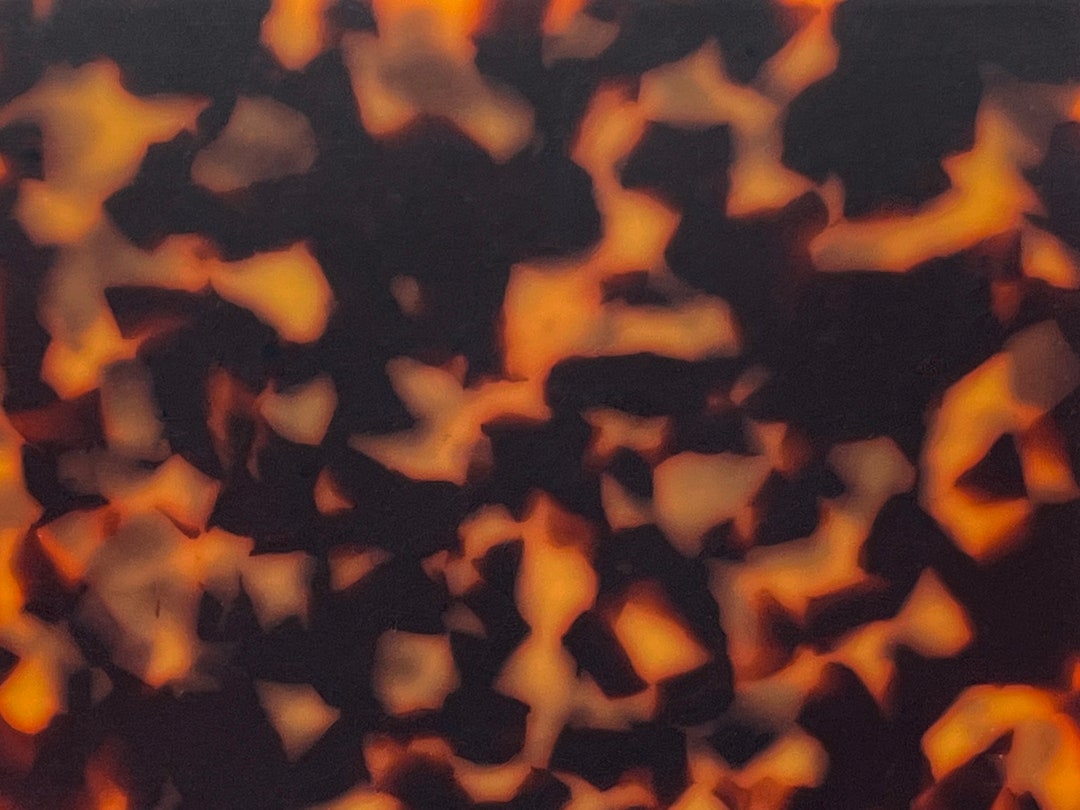 2-sided Cellulose Acetate Tortoiseshell Sheet, 2.5mm Thickness (1/10 ...
