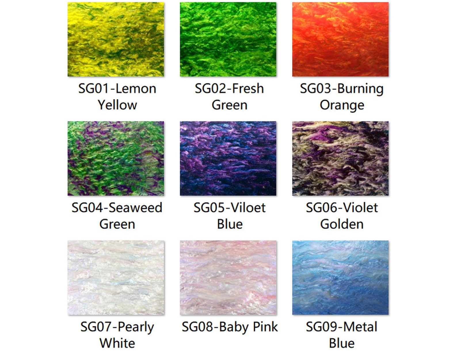 Acrylic (PMMA) Smoky Glittering Sheets, 3.0mm Thickness (.118"), 9 ...