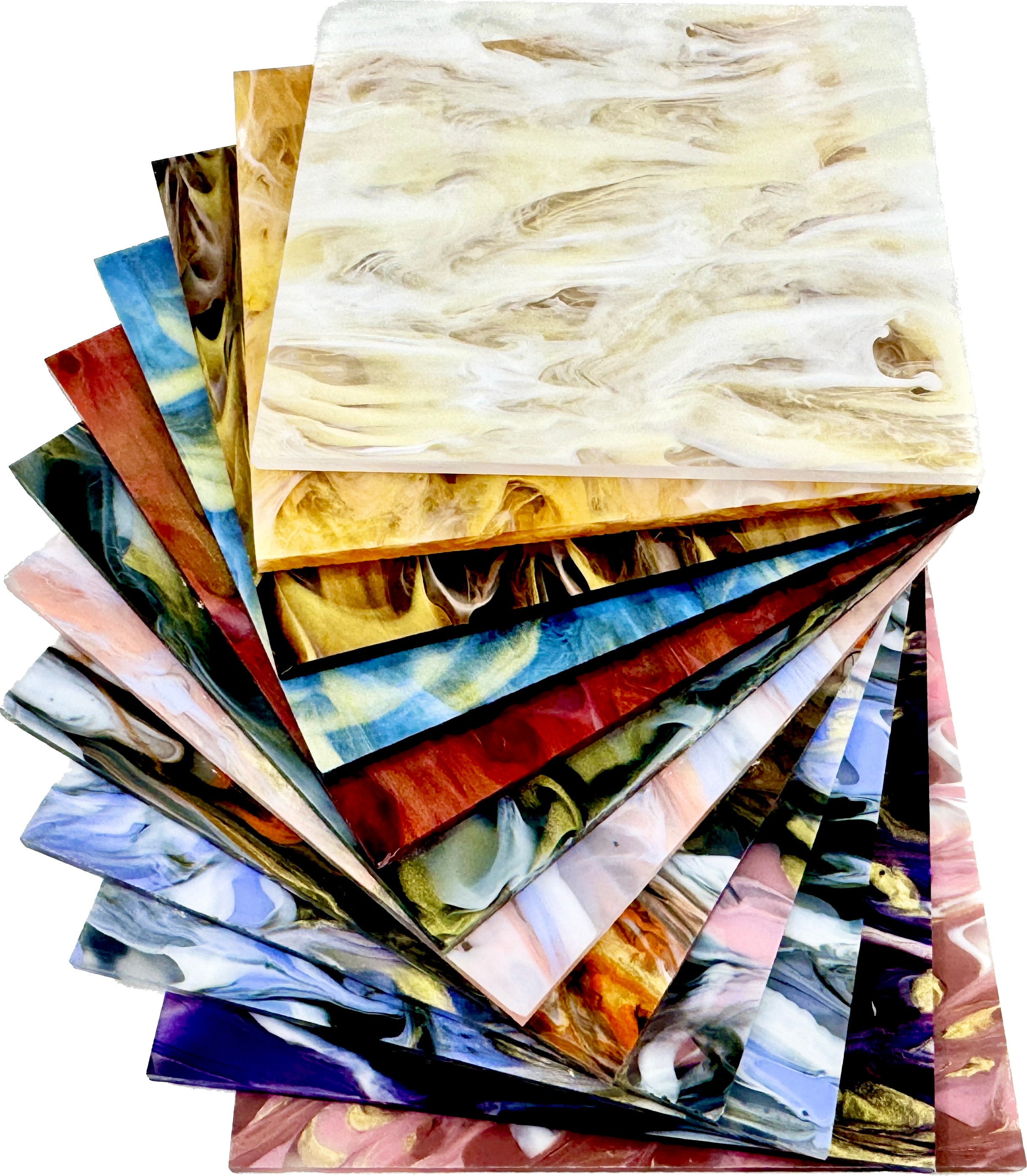 Acrylic (PMMA) Multi-colors Phoenix Sheet, 3.0mm Thickness (.118 ...