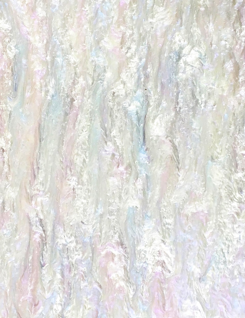 Pearly White Smoky Glitter Acrylic Sheet 3.0mm (0.118") | Sparkle PMMA ...