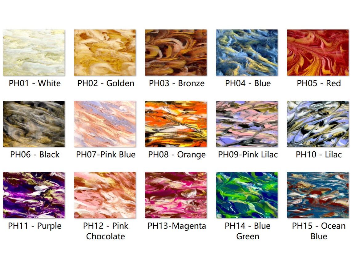 Acrylic PMMA Multi-colors Phoenix Sheets 3.0mm Thickness | Etsy