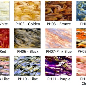Full Sets of Acrylic (PMMA) Multi-colors Phoenix Sheets With All 12 ...