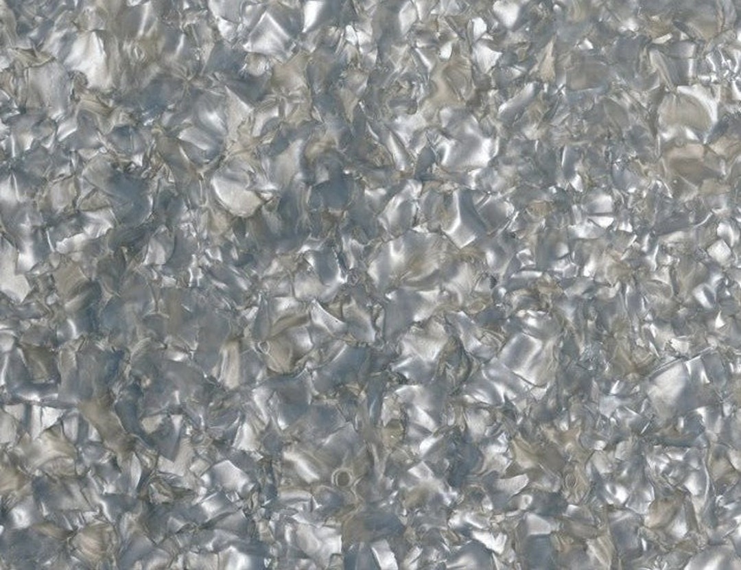 Acrylic (PMMA) Pearlescent Mineral Crystal Sheet, 3.0mm Thickness (.118 ...