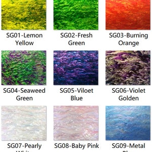 Full Set of Acrylic (PMMA) Smoky Glittering Sheets With All 9 Available ...