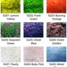 Full Set of Acrylic (PMMA) Smoky Glittering Sheets With All 9 Available ...