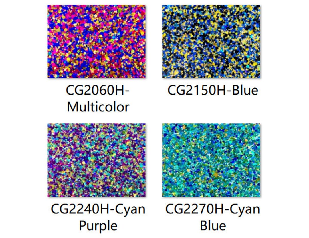 Acrylic PMMA 2-sided Chunky Glittering Sheet, 3.0mm Thickness .118, 4 ...