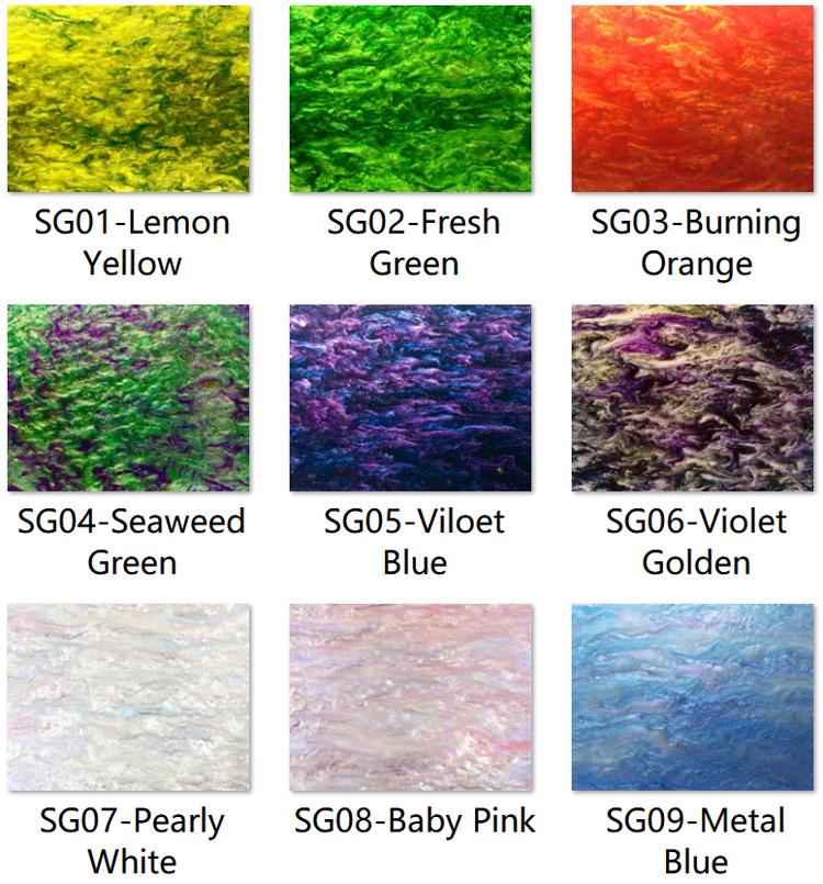 Pearly White Smoky Glitter Acrylic Sheet 3.0mm (0.118") | Sparkle PMMA ...