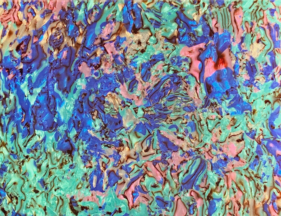 Acrylic PMMA Celluloid Fancy Sheet, 3.0mm Thickness .118 Jungle Blue ...