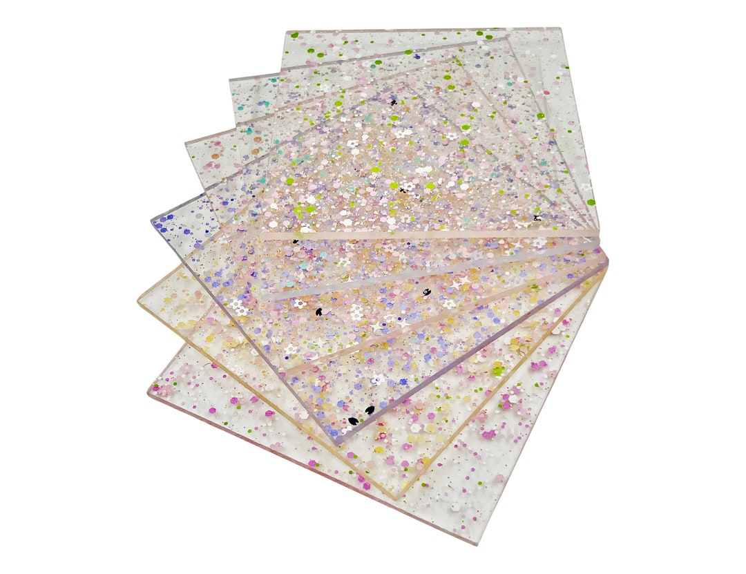 Full Sets of Acrylic (PMMA) 2-sided Petal Flake Sheets With All 6 ...