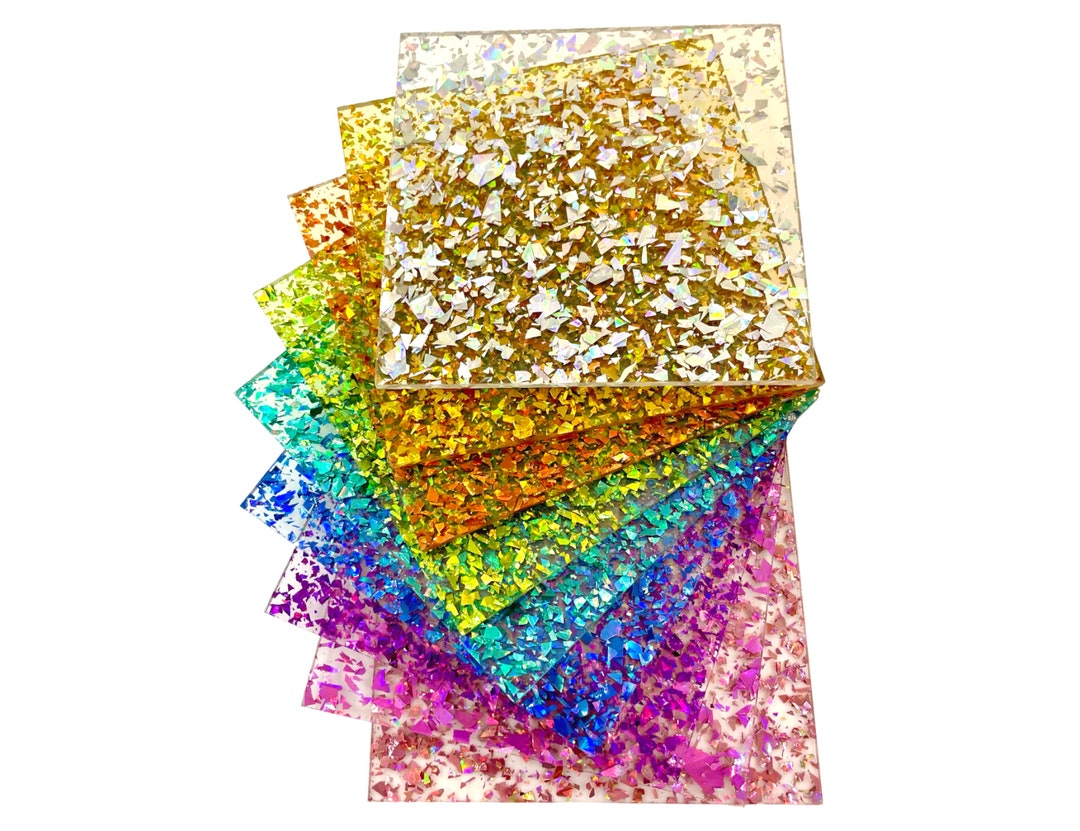 Full Sets of Acrylic PMMA 2-sided Crystal Chunky Glittering - Etsy