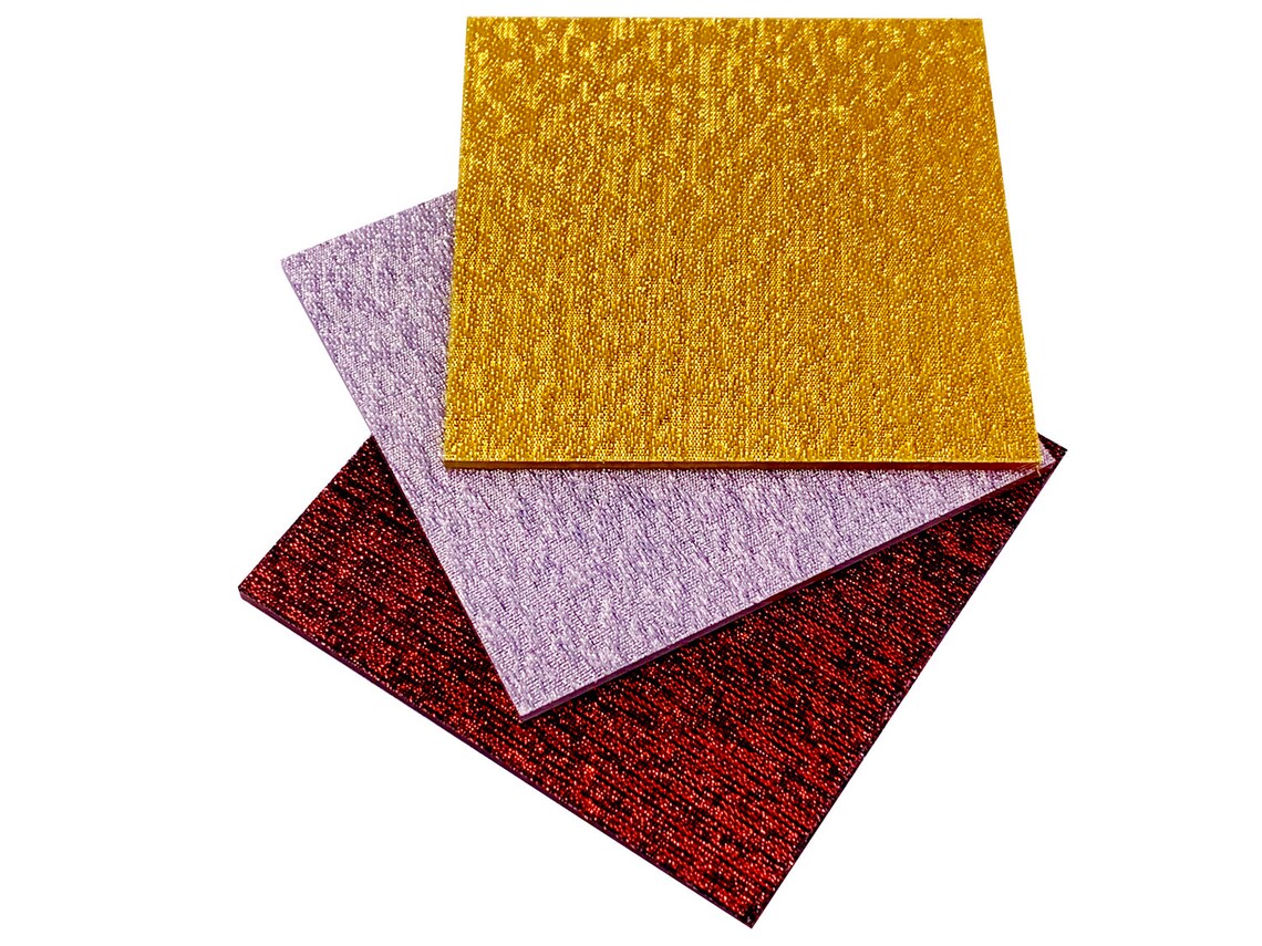 Acrylic (PMMA) Fabric Patterned Sheets, 3.0mm Thickness (.118"), 3 ...