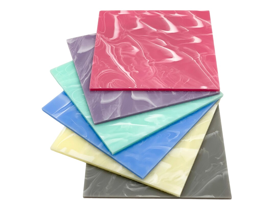 Full Sets of Acrylic PMMA Opaque Cloudy Sheets With All 6 Available ...