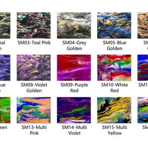 Acrylic (PMMA) Multi-colors Smoky Sheets, 3.0mm Thickness (.118"), 15 ...