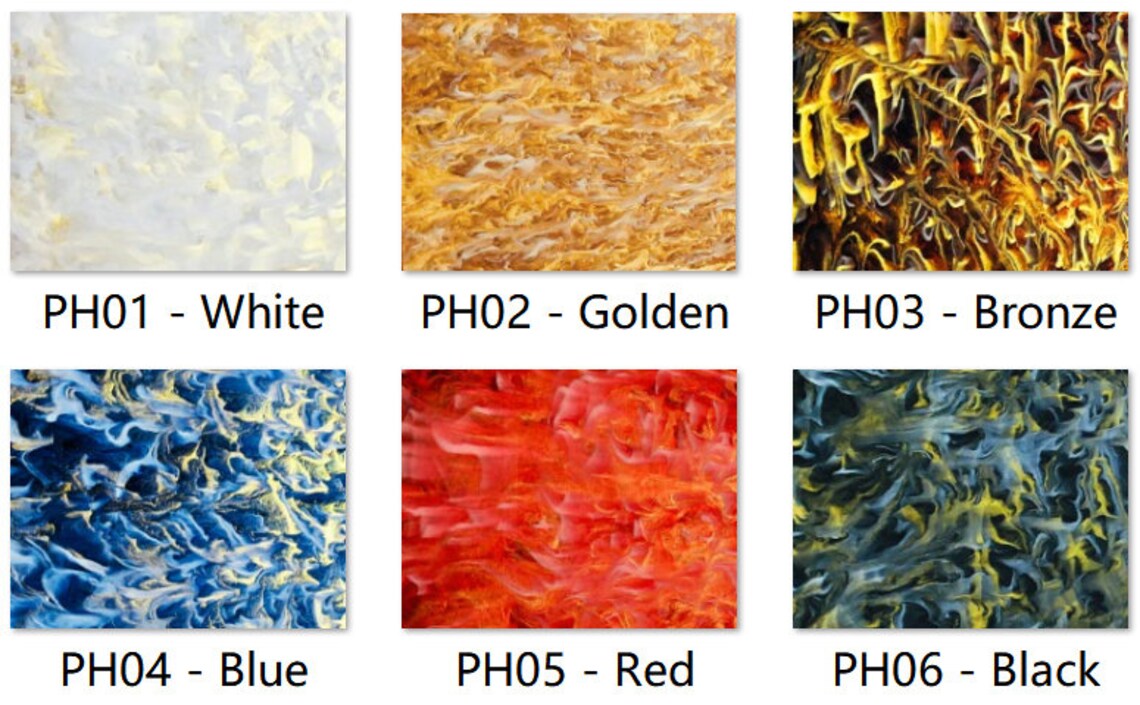 Full Sets of Acrylic PMMA Multi-Colors Phoenix Sheets with | Etsy