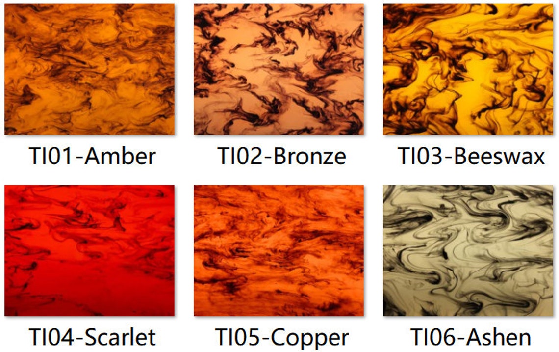 Full Sets of Acrylic PMMA Translucent Inking Sheets With All - Etsy