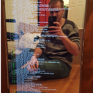 Acrylic (PMMA) 2-way/see-thru Mirror, 3.0mm Thickness (.118"), 3 Sizes ...