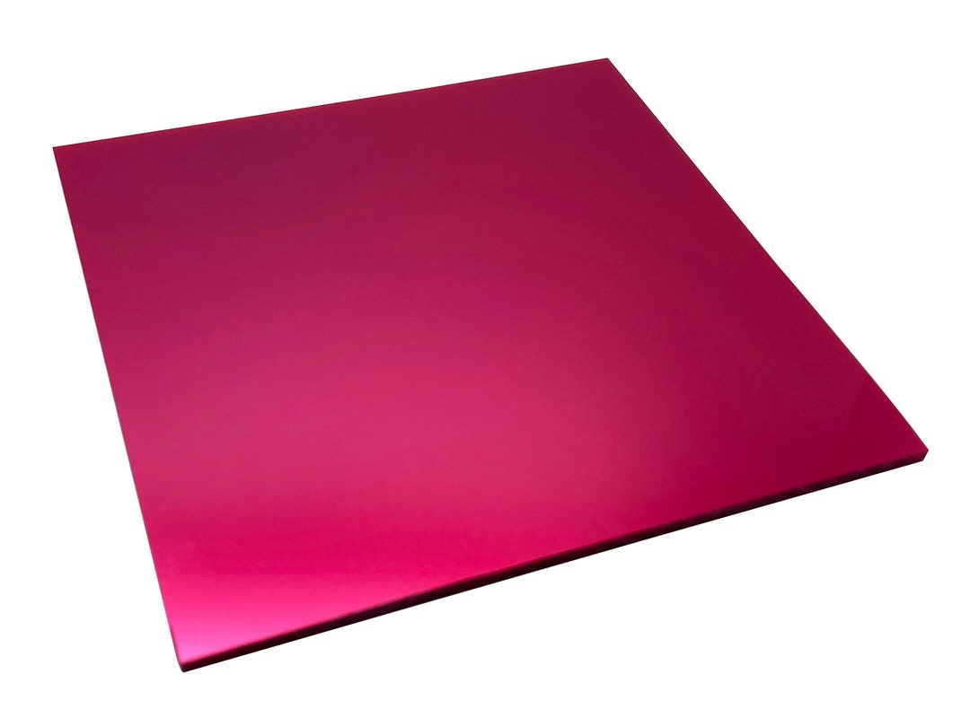 Acrylic PMMA Pearlescent Metallic Sheet, 3.0mm Thickness .118 Magenta ...