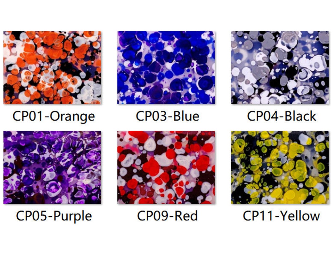 Acrylic (PMMA) Multi-colors Bubble Sheet, 3.0mm Thickness (.118"), 6 ...