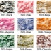 Full Sets of Acrylic Ivory Smoky Sheets With All 9 Available Colors ...